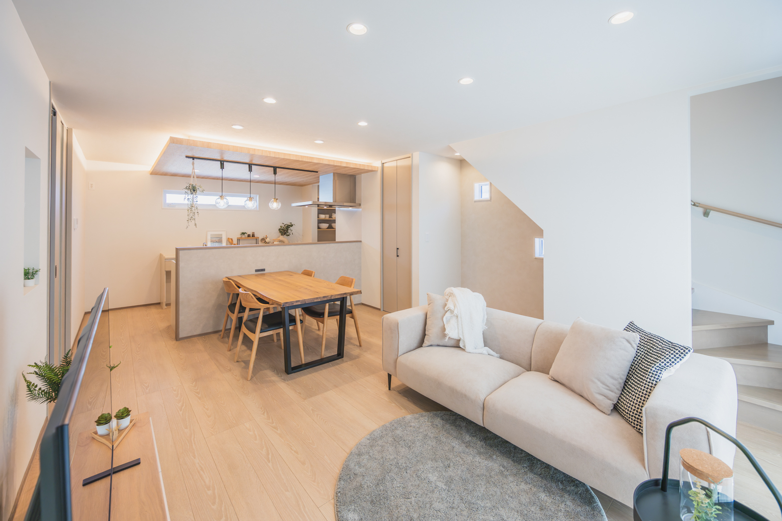 スキップフロアの家